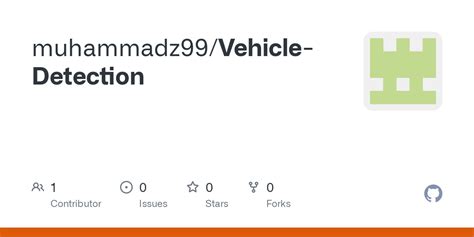 GitHub Muhammadz Vehicle Detection