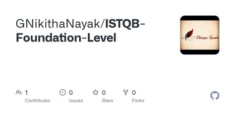 github gnikithanayak istqb foundation level
