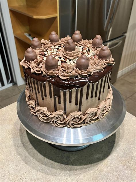 Chocolate Hazelnut Cake With Nutella Buttercream Nutella Ganache And