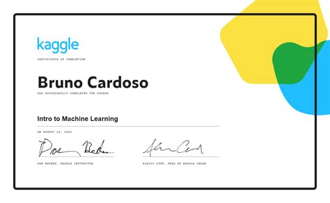 I Ve Completed The Intro To Machine Learning Course On Kaggle