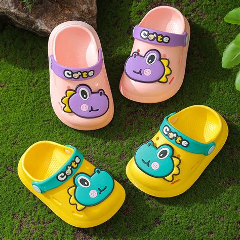 아기 공룡 슬리퍼 소년 여름 키즈 소녀 홈 샌들 어린이 가벼운 정원 신발 도매 Ningbo Youqi Import