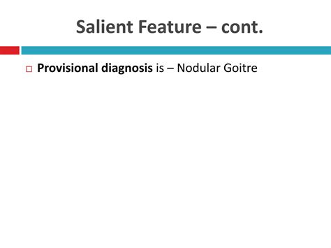 Neck Lump A Case Of Nodular Goitre Pptx Thyroid Disorders Endocrine And Metabolic Diseases