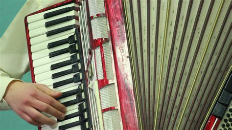 Human Hand Playing The Accordion 13432322 Stock Video At Vecteezy
