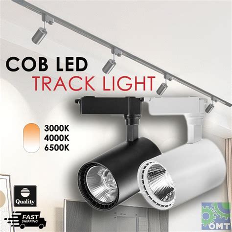Cob Led Track Light W W W W Rail Lamp Track Lighting Spotlight Aluminum Ceiling Spot