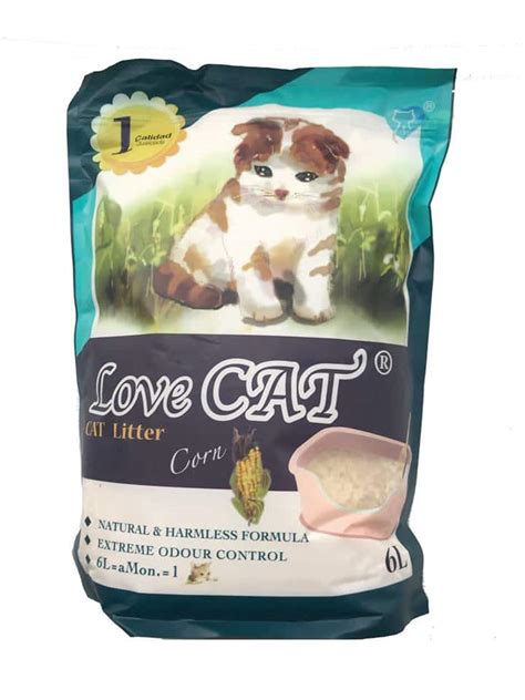 Love Cat Tofu Cat Litter Clump Corn 6l