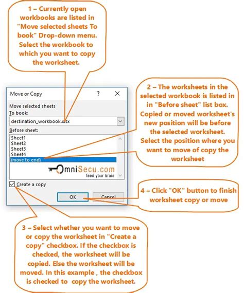 How To Move Or Copy Entire Worksheet To Another Excel Workbook