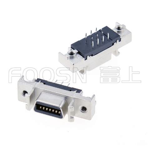 Scsi Cn 14p 180度插板母座 Mdr 14芯直插母座
