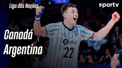 CANADÁ 1 X 3 ARGENTINA MELHORES MOMENTOS LIGA DAS NAÇÕES DE VÔLEI