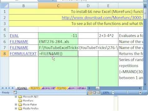 Excel Magic Trick MoreFunc Excel Add In New Functions YouTube