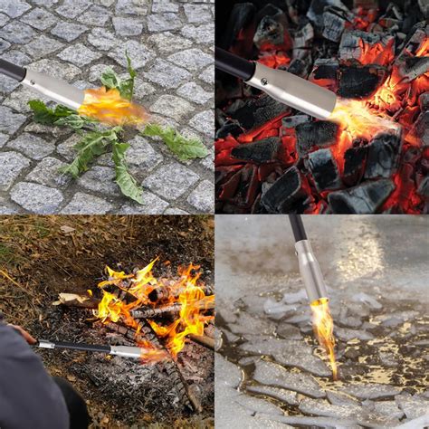 Mini Propane Torch With Self Igniter Handheld Weed Burner Tool With B