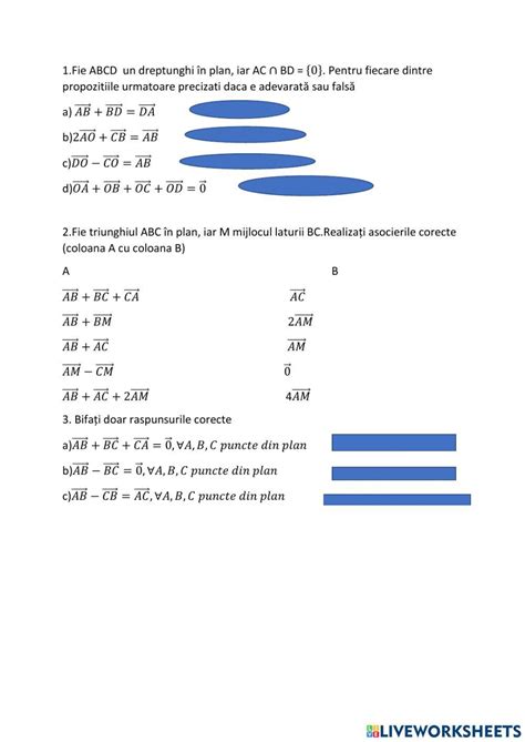 Test Vectori Free Interactive Worksheets 6807282