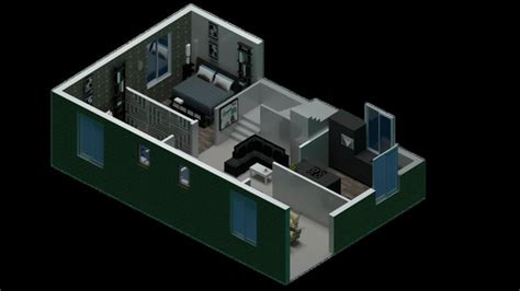 3d Floor Plan With Sketchup And Vray Download Free 3d Model By Umairf