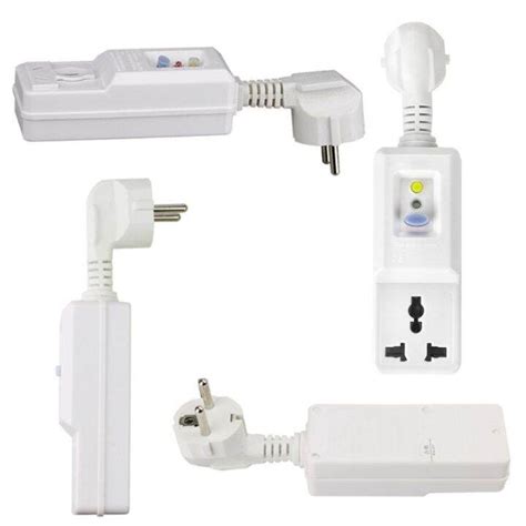 Ann Hardware 】 16a 220v 240v Eu Plug Gfci Leakage Protection Safety Rcd Socket Adaptor Home