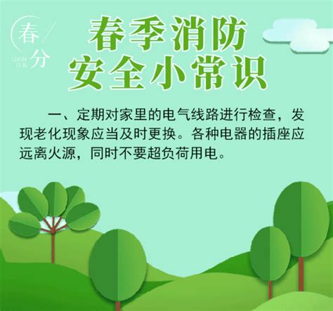 不负春光，勿忘消防防火