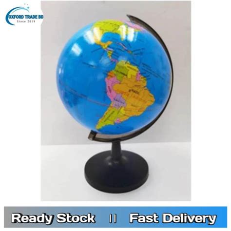 21 4cm Rotating World Earth Globe Atlas Map Geography Education Toy