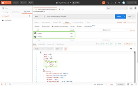 How To Send Array In X Form Urlencoded Help Hub Postman Community
