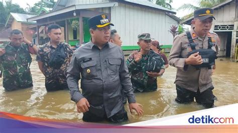 Puluhan Rumah Di Sarolangun Jambi Terendam Banjir