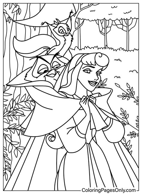 20 Aurora Coloring Pages Free Printable Pdf And Online Coloring