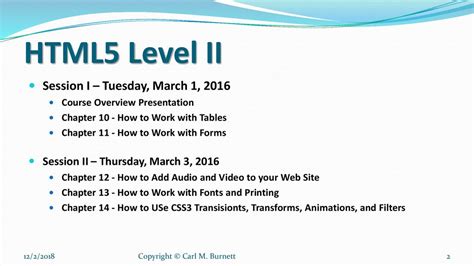 Course Review Iti Html5 Level Ii Course Review Ppt Download