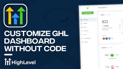 Customize Your Dashboard In Gohighlevel Without Code Tutorial Youtube