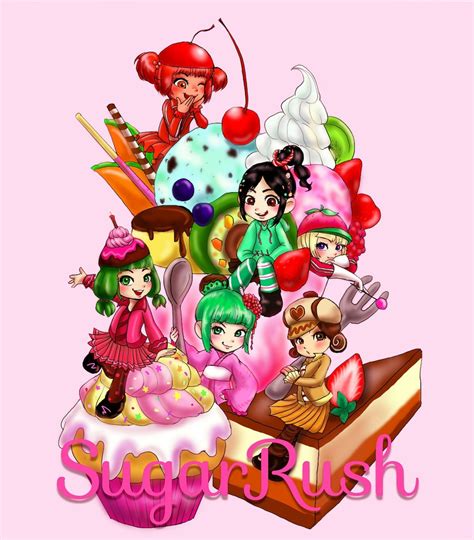 Vanellope Von Schweetz Taffyta Muttonfudge Crumbelina Di Carmello