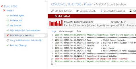 An Unexpected Error Occurred Mscrm Export Solution Task · Issue 85