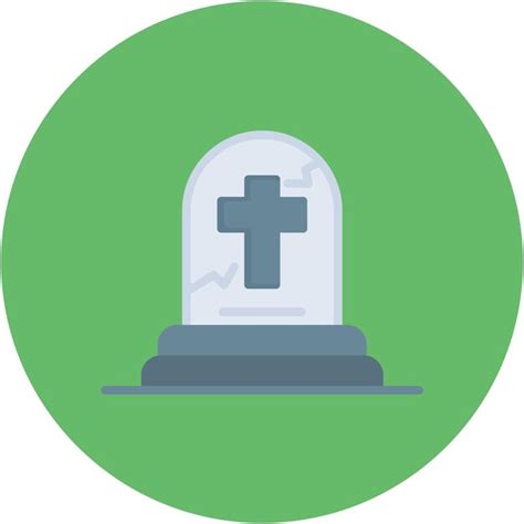 Premium Vector Gravestone Vector Illustration Style