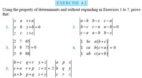 determinants class 12 ncert solutions