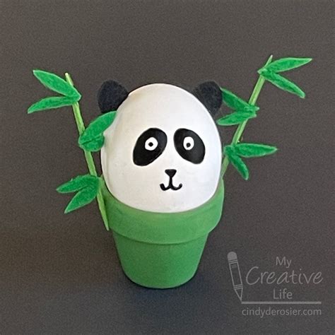 Cindy Derosier My Creative Life Panda Easter Egg