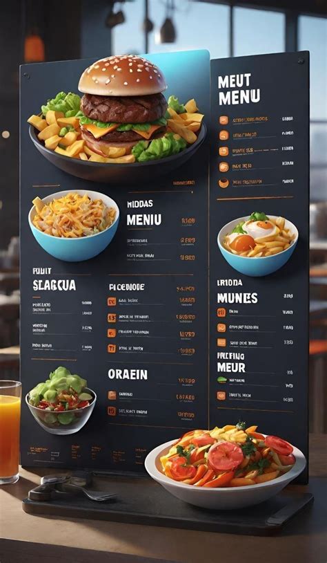 Menu Idea Restaurant Menu Design Menu Design Food Menu