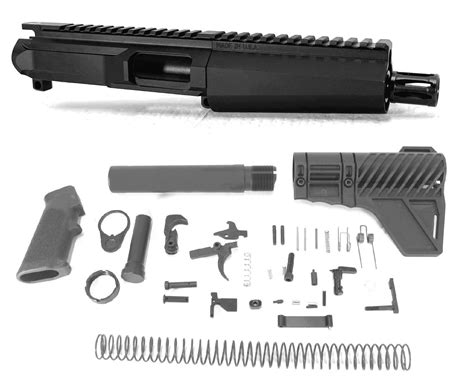 5 Inch Ar 15 Ar V Mp5 Style 9mm Pistol Caliber Melonite Upper Complete