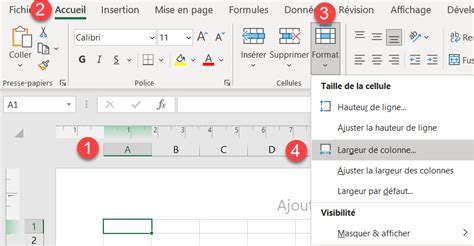 Modifier la Taille des Cellules en Pixels ou en Centimètres dans Excel