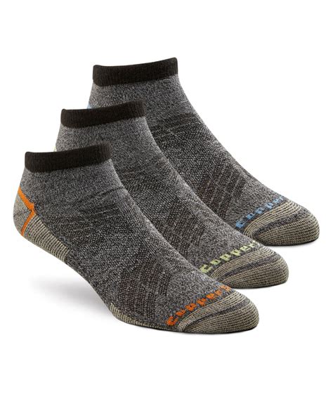 Copper Sole Mens 3 Pack Extreme Athletic Low Cut Socks With Moisture