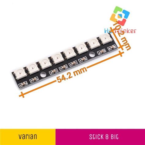 Jual Pa99 Led Stick Full Rgb 8bit 8 Bit Ws2812 Ws2812b 5050 Neopixel 5v Arduino Shopee Indonesia