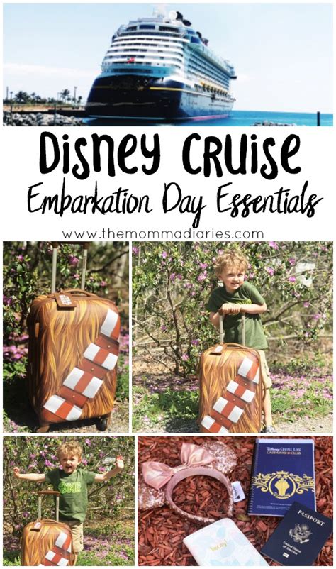 Disney Cruise Embarkation Day Essentials The Momma Diaries
