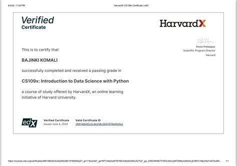 Finished Data Science With Python Course Komali Bajinki Posted On The Topic Linkedin