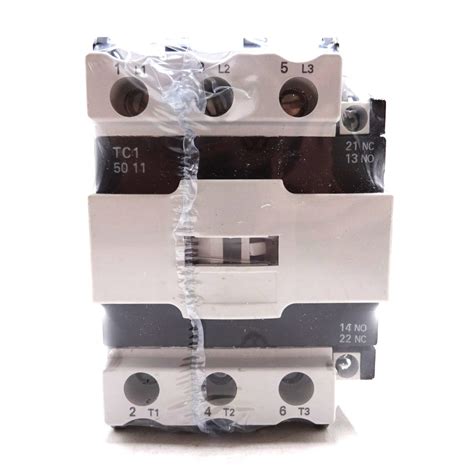 Contactor Tc1d5011n7 Intertek Ac 3 50a 22kw 415vac 50 60hz 3p 1nc 1no Aux New Axxa Motor
