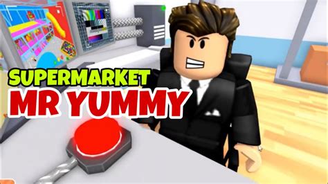Escape From Mr Yummy Supermarket Obby Youtube