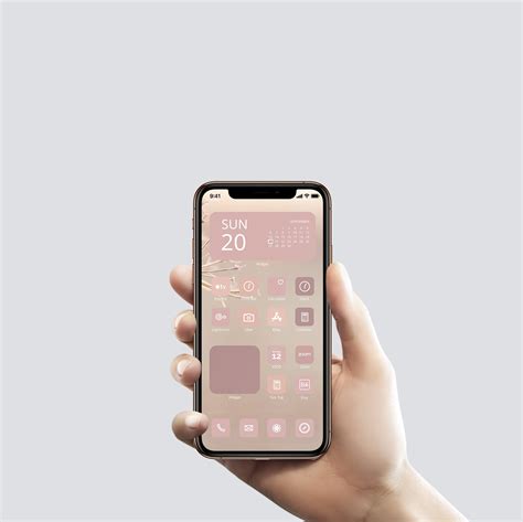 Ios App Icons Pack Nude Neutral Aesthetic Minimalism Etsy
