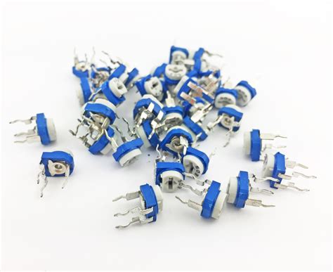 Potentiometer Package Blue And White Wulu Electronics