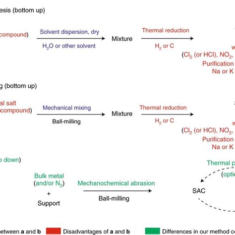 Schematic Comparing The Different Methods For Preparing Sacs A