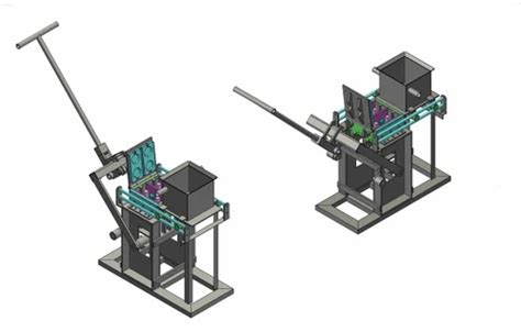 Manual Hollow Interlocking Bricks Making Machine At Rs 98000 In Pune
