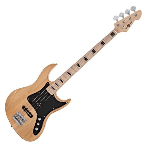 La Ii Bassgitar Fra Gear4music Natural Gear4music