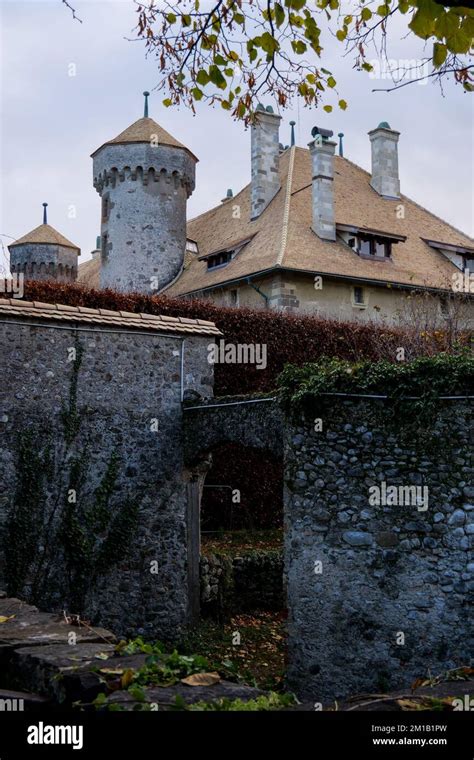 Ripaille Castle Thonon Les Bains Haute Savoie France Stock Photo Alamy