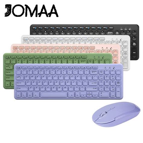 Jomaa Ultra Slim Wireless 2 4g Keyboard And Mouse Set Slim 2 4g