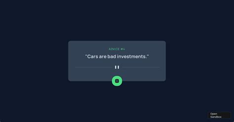 Advice Generator App Codesandbox