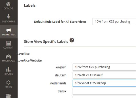 discount label text missing for translation s · issue 14494 · magento