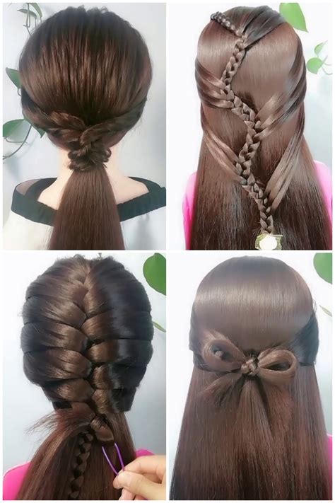 Lovely Hairstyles To Learn At Home With Easy Video Tutorial Hairstyle