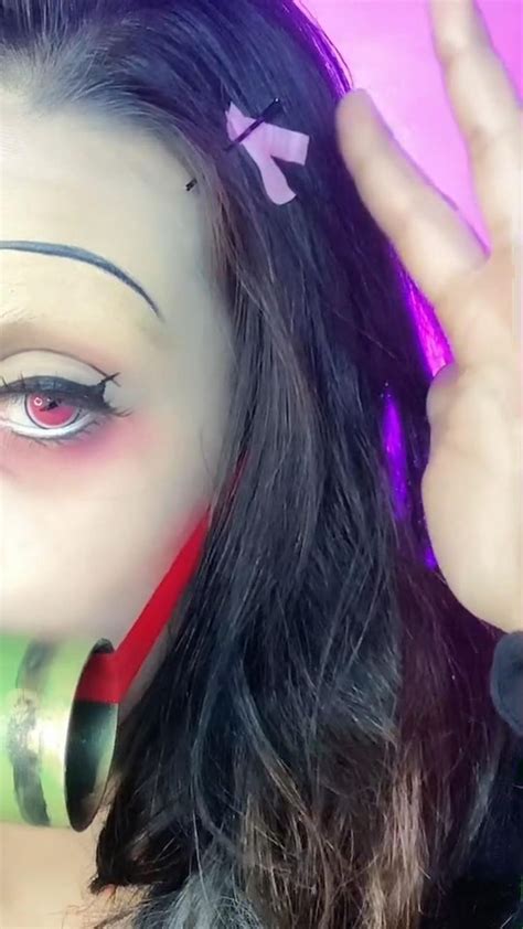 Nezuko Cosplay Nezuko Cosplay Creative Makeup Anime Makeup