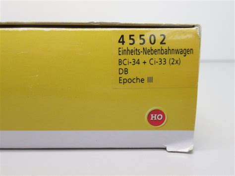 Brawa 45502 Db Nebenbahnwagen Ci 33 Und Bci 34 Dc H0 Kaufen Auf Ricardo